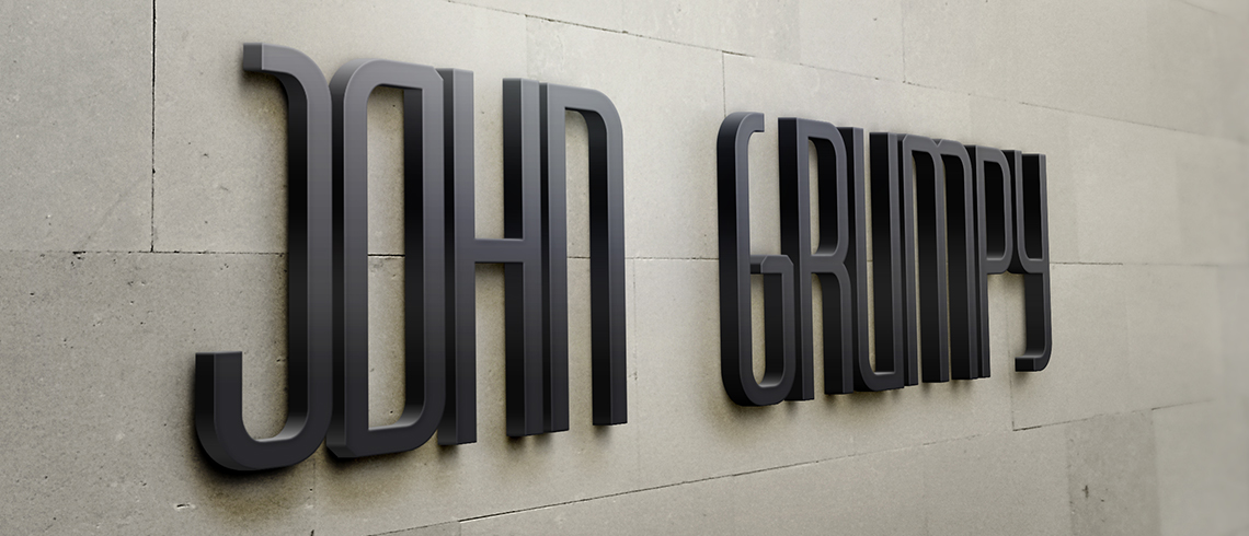 The John Grumpy 3D wall - K‑robaz